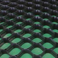 China HDPE Geocell Gravel Road Highway Gravel Driveway Black HDPE Geocell Retaining Wall for sale