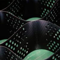 China HDPE Smooth / Textured Perforated Geocell With CE Certificate Gravel Grids Paver Manufacturer  Supply for sale
