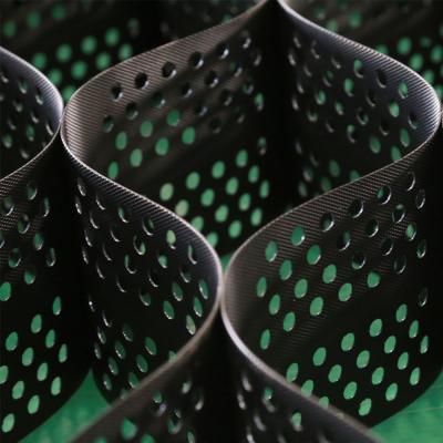China HDPE Geocell For Road Slope Protection Welding Distance 330mm, 400mm，445mm for sale