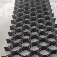 China Plastic Driveway HDPE Gravel Grid Geocells For Road Soil Stabilization Geocell Retaining Walls for sale