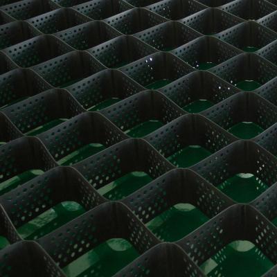 China Textured And Perforated HDPE Plastic Geocell Manufacturer  Gravel Stabilizer Geocell for sale