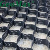 China Textured Cellular Confinement System Hdpe Geocell Driveway Retaining Wall for sale