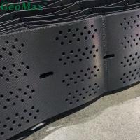 China Best Quality Geocell 200mm Height For Soil Stabilization Ground Grid Textured Perforated Gravel Grid for sale