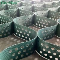 China High Strength 150mm Height HDPE Geocell Ground Grid Perforated ESCR OIT For Soil Stablization for sale