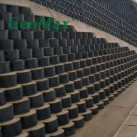 China Black HDPE Geocell 150mm Height 445mm Welding Space For Retaining Walls River Walls Gabion Replacement Vegetated Wall for sale
