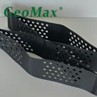 China Eco Friendly HDPE Geocell 250mm Height 356mm Welding Space For Pier Railways Support Airport Runways for sale