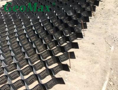 China Black HDPE Geocell 200mm Height 660mm Welded Structures For Retaining Walls Gravity Walls Highways Embankments Sea Walls Sound Barriers for sale