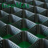 China BLACK HDPE GEOCELL 120MM HEIGHT 356MM WELDING SPACE FOR CARPARK SURFACES STANDARD VEHICLES LIGHT-DUTY INDUSTRIAL SITES for sale