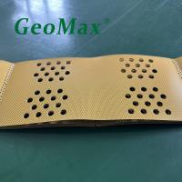 China YELLOW HDPE GEOCELL 200MM HEIGHT 445MM WELDING SPACE FOR AIRFIELD GROUND SUPPORT TRACK BED STABILIZATION for sale