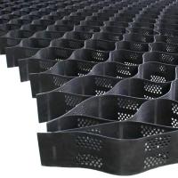 China 14.2kN/m Textured Perforated Geocell 25kN/m Tensile Strength Slope Protection for sale