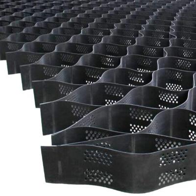 China 14.2kN/m Textured Perforated Geocell 25kN/m Tensile Strength Slope Protection for sale