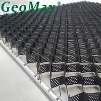 China Slope Stabilization Welded Geocell HDPE 150mm Height Perforated Black ESCR High OIT for sale