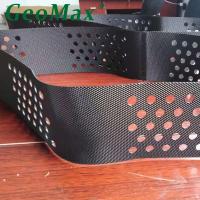 China Perforated Drainage Geocell Welded HDPE 100mm Height for Landscaping & Erosion Control Green for sale