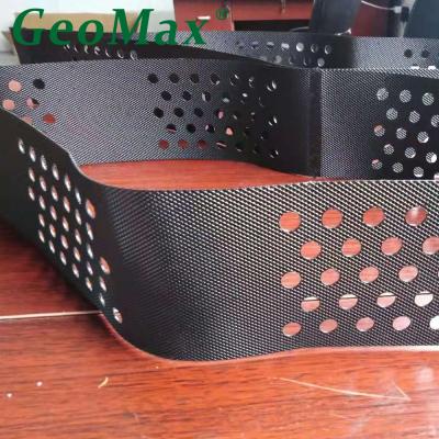 China Perforated Drainage Geocell Welded HDPE 100mm Height for Landscaping & Erosion Control Green for sale