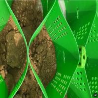 China Black And Green HDPE Geocell Retaining Wall OIT ESCR 100mm Height 356mm Welded Space High Quality ASTM Standard for sale