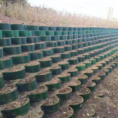 China 150mm Height 330mm Welded Space Black & Green HDPE Geocell for Railway Subgrade Stabilization - OIT ESCR, High Quality ASTM Standard for sale