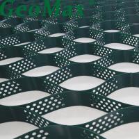 China Rock Filled 250mm Thickness Black HDPE Geocell for River Training Works Levee Reinforcement for sale