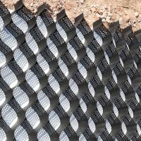 China 150mm Height Green Color HDPE  Geocell with 445mm Weld Spacing for Construction Access Roads In Vietnam for sale