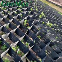 China HDPE Geocell GM445-120mm  Load Support Grid for Light Industrial Yards In China for sale
