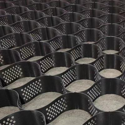 China HDPE Geocell GM356-100mm Soil Reinforcement for 4:1 Slopes ASTM D-638 In France for sale