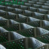 China Perforated 75mm HDPE Geocell for Golf Course Fairway & Drainage Stabilization for sale