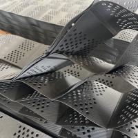 China GM100 330 HDPE Geocell For Soft Soil Improvement Drainage Balance Load Spreading for sale