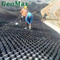 China Black HDPE Geocell Textured Perforated Grid For Slope Protection for sale