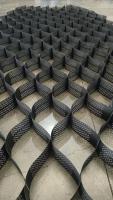 China Black HDPE Geocell Textured Surface Grid For Roadbed Soil Stabilization for sale
