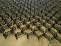 China Smooth Surface HDPE Cellular Confinement Grid For Highway Base Support for sale