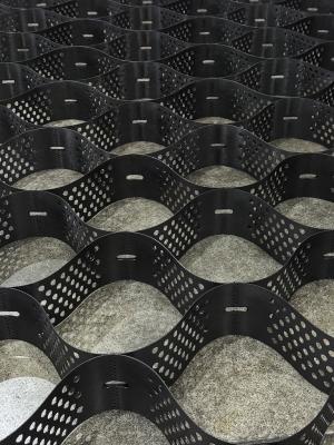 China HDPE Geocell Reinforcement Grid For Railway Subgrade Stabilization Project for sale