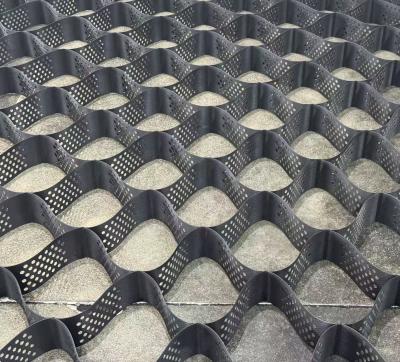 China Black HDPE Geocell 100mm For Gravel Road Base And Subgrade Reinforcement for sale