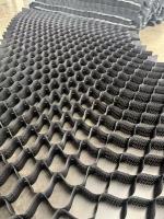 China Ground Stabilization HDPE Geocell 75mm Height 400mm Weld Distance for Soil Support for sale