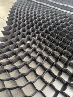 China 100mm HDPE Geocell 330mm Ultrasonic Weld Spacing for Road Base Reinforcement for sale