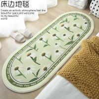 China Imitation Cashmere Bed Rug 50x160cm Machine Washable Floor Carpet for sale