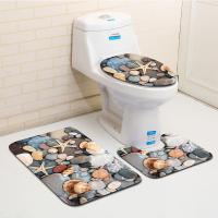 China Custom Polyester Toilet Seat Cushion 40x50cm Anti Skip Dolphin Pattern for sale