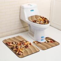 China Custom Polyester Toilet Seat Cushion 40x50cm Anti Skip Dolphin Pattern for sale