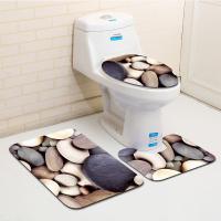 China Custom Polyester Toilet Seat Cushion 40x50cm Anti Skip Dolphin Pattern for sale