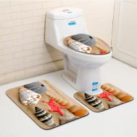 China Custom Polyester Toilet Seat Cushion 40x50cm Anti Skip Dolphin Pattern for sale
