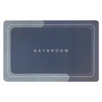 China Custom Anti Fatigue Bathroom Kitchen Carpet Waterproof Polyester Floor Mat 2x3 ft for sale