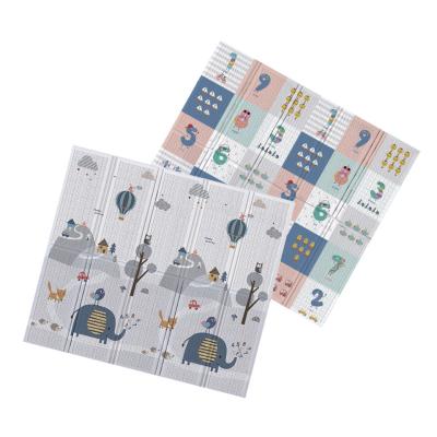 China XPE Foam Childrens Playroom Rug Thickened Baby Room Foldable Crawling Mat 200x150x1cm for sale