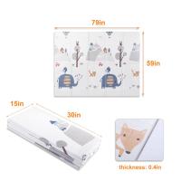 China XPE Foam Childrens Playroom Rug Thickened Baby Room Foldable Crawling Mat 200x150x1cm for sale