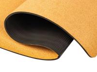China High Density Eco Friendly Cork Yoga Mat 183x61cm Waterproof Natural TPE Anti Slip for sale
