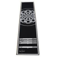 China Custom Heavy Duty Rubber Dart Mat Floor Protector 50x300cm Nylon Pile for sale