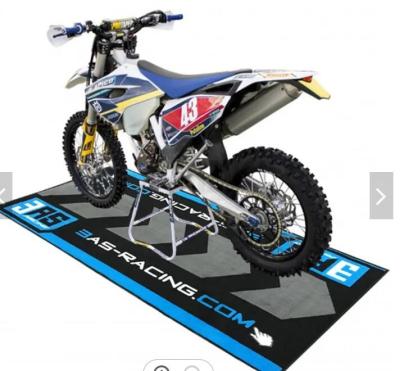 China Anti Slip Motorcycle Pit Mat 100x200cm Polyester Garage Workshop Mat for Dirt Bike for sale