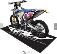 China Anti Slip Motorcycle Pit Mat 100x200cm Polyester Garage Workshop Mat for Dirt Bike for sale