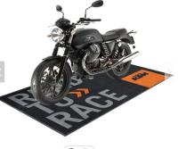 China Anti Slip Motorcycle Pit Mat 100x200cm Polyester Garage Workshop Mat for Dirt Bike for sale