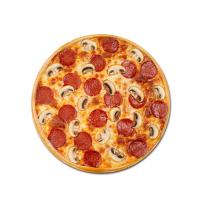 China 100% Polyester Round Floor Mat 40-160cm Pizza Biscuit Circular Area Rug Computer Chair Carpet for sale