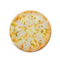 China 100% Polyester Round Floor Mat 40-160cm Pizza Biscuit Circular Area Rug Computer Chair Carpet for sale