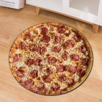 China 100% Polyester Round Floor Mat 40-160cm Pizza Biscuit Circular Area Rug Computer Chair Carpet for sale