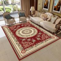China European Style Living Room Floor Carpet Polyester 40x60cm Custom Size for sale